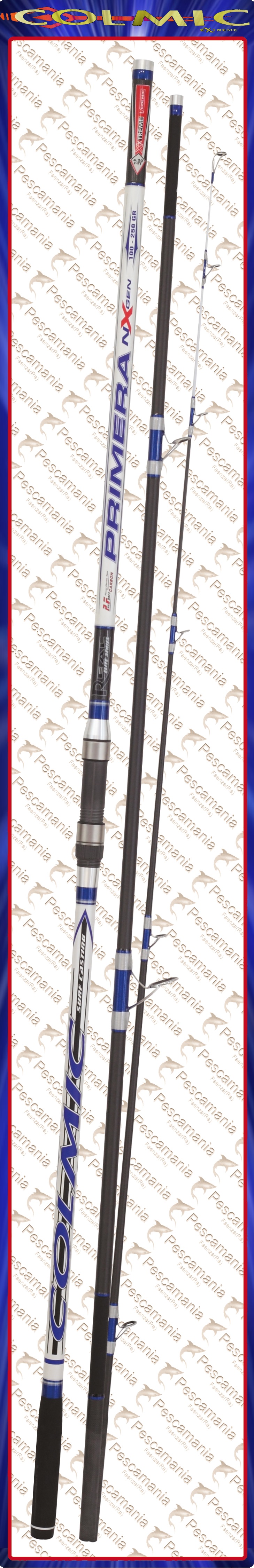 Colmic rod Primera NX-GEN surf casting 100-250gr. 4,20-4,60mt ground ...